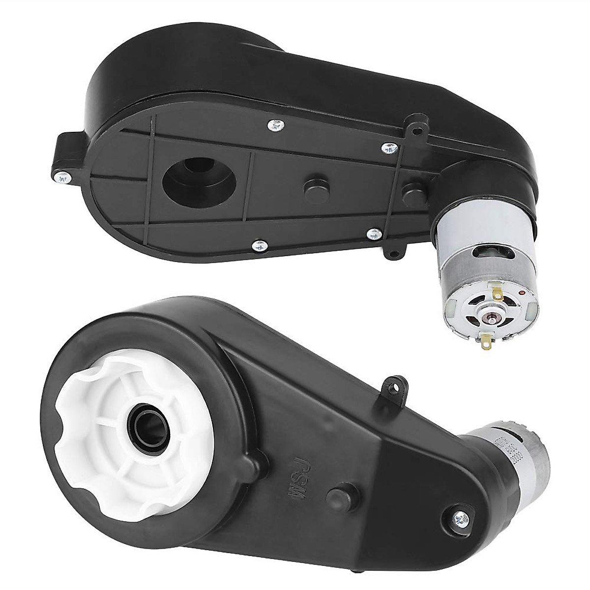 Motor Gear Box Electric Motor Gear Box, 20000/ 30000RPM Toy Electric Motor Gear Box or Electric Motor Gearbox Drive Engine Ride for Suitable for Remote Control Cars and Motorcycles, ATV, Child Vehicle