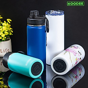 koodee Silicone Bottom for Tumblers, Protective Cup Mat Non-Slip Rubber Bottom for 20 oz Skinny Tumbler