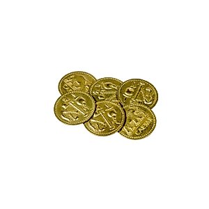 Roman Themed Gaming Coins - Jumbo 35mm 6-Pack, Novelty Fantasy Replica Coins