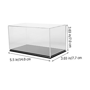 Cabilock Box Display case Toys Clear Display Container Handicrafts Storage Case Action Figure Protective Case Handicraft Case Handicrafts Case Figure Case Model Case Acrylic Jewelry Statue