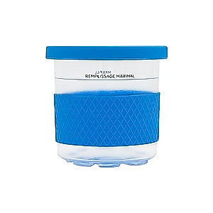 CXQ 4 Pack Replacement Ice Cream Pints with Silicone Lids and Sleeves，Compatible with Ninja Creami Ice Cream Maker, Model: NC301, NC300, NC299AMZ Series. (Pink/Yellow/Blue/Green)