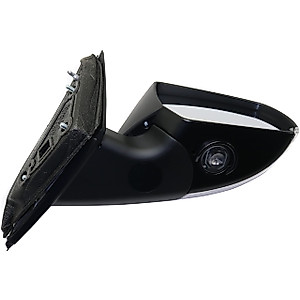 Kool Vue Driver & Passenger Side Power Heated Mirrors for Cadillac ATS 2014-2018 With Signal Light; Without Memory & Puddle Lamp Paintable Sedan