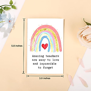 JTENGTOP Teacher Appreciation Gifts for Women, Christmas Thank You Gifts for Teachers from Student, Thanksgiving Back To School Teacher Gift Ideas Basket Set of 5