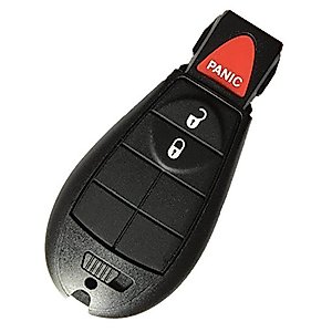 Replacement Fit for OEM Dodge Keyless Entry Remote Fob 3-Button Dodge Models Include 2013-2017 Dodge Ram Truck 1500 2500 3500 GQ4-53T 56046953