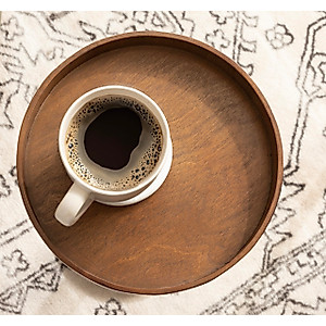 Kate and Laurel Bellport Farmhouse Round Drink Table, 10 x 10 x 22, Natural Rustic, Decorative Coastal Martini Table for Use as Charming Indoor Plant Stand or Living Room Pedestal Table