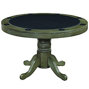 RAM Game Room 48" Texas Hold'em Game Table with Dining Top Slate