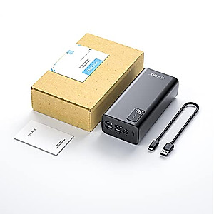 VINCOSY Power Bank 50000mAh, Mobile Phone Portable Charger 2 Input 4 USB Output 2.1A Fast Charging Large Powerbank, External Battery Pack for iPhone, Samsung, Smartphones, Tablets Etc
