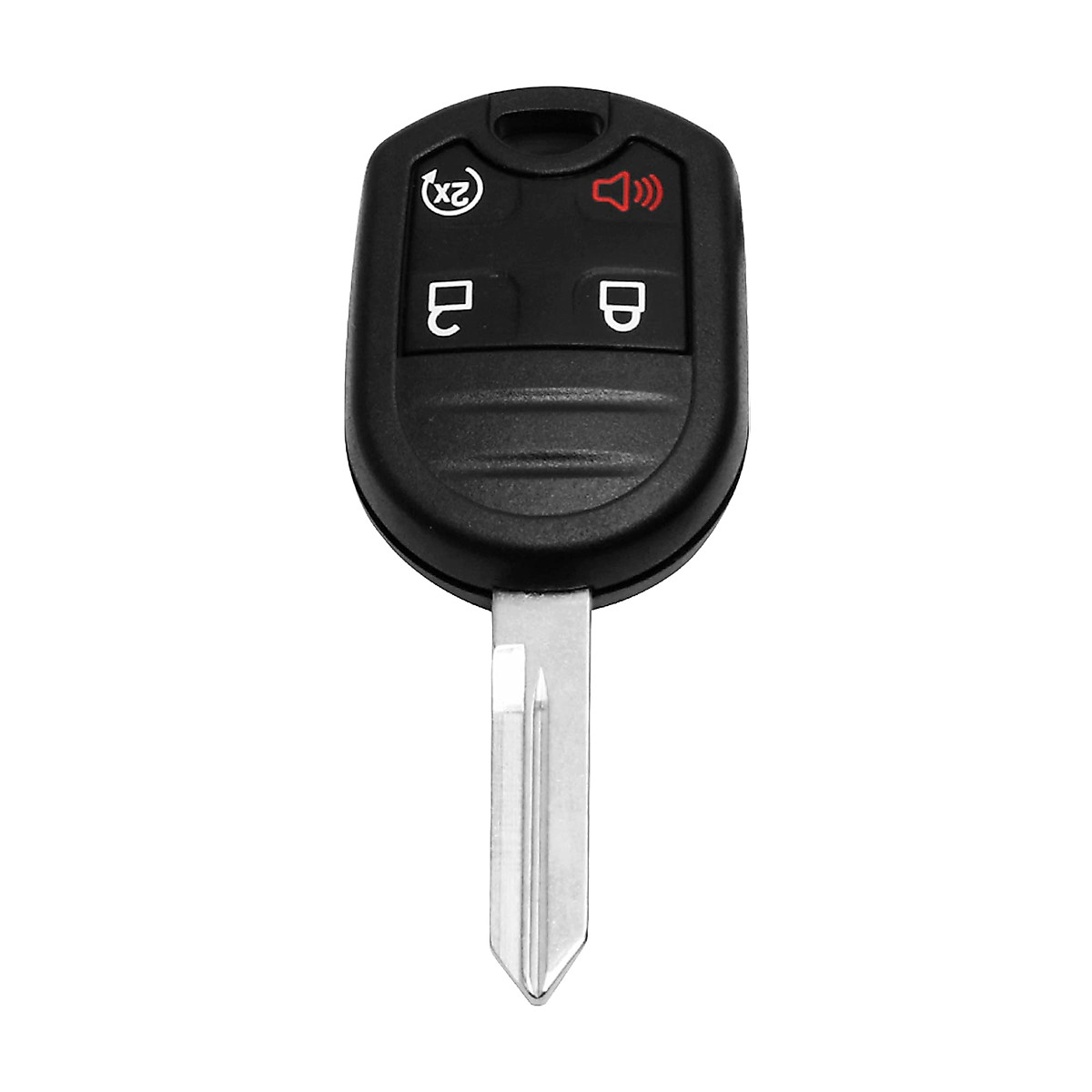 KRSCT Keyless Entry Remote Car Key Fob Fit for Ford 2011-2016 F-150 F-250 F-350/Lincoln/Mercury/Mazda 4-Button Key Replacement for Ford Key F-150 (CWTWB1U793)