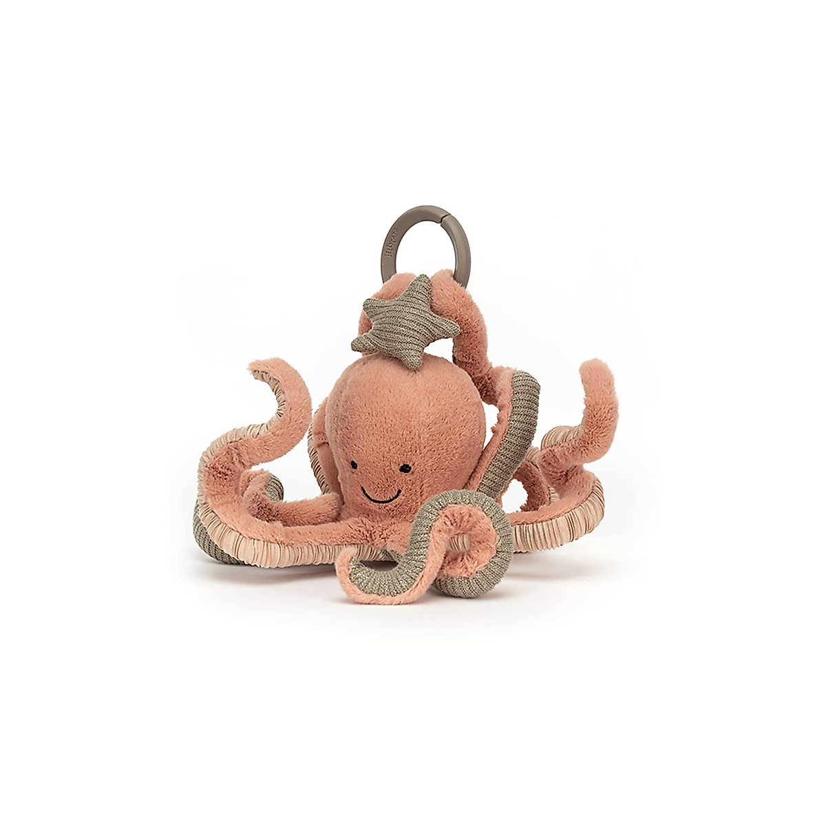 Jellycat Odell Octopus Stroller Car Seat Activity Toy