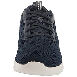 Skechers Women's GO Walk Joy-MONOMESH Bungee Sneaker, Navy/White, 7