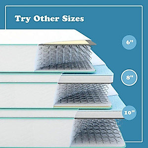 RIDFY Twin Mattress, Twin Memory Foam Mattress, Bed in a Box, 6" Medium Innerspring Hybrid Mattress, Kids Mattress for Bunk Bed, Pressure Relief, CertiPUR-US Certified