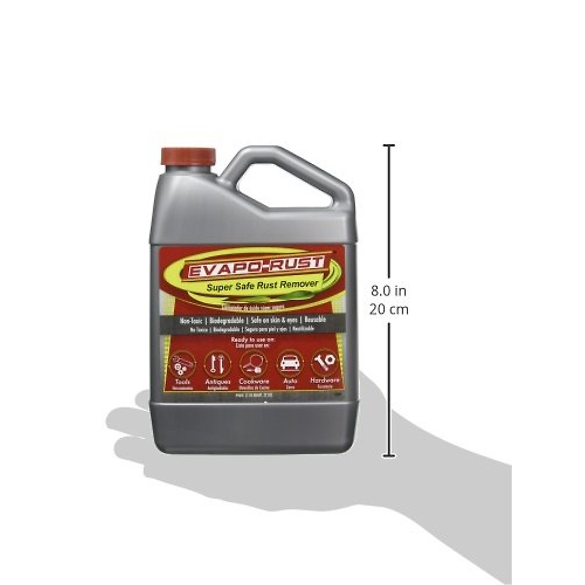 Evapo-Rust EVAER004 Rust Remover (EVAPO-RUSTâ„¢ , Case of 4 - 1 Quart Bottles)