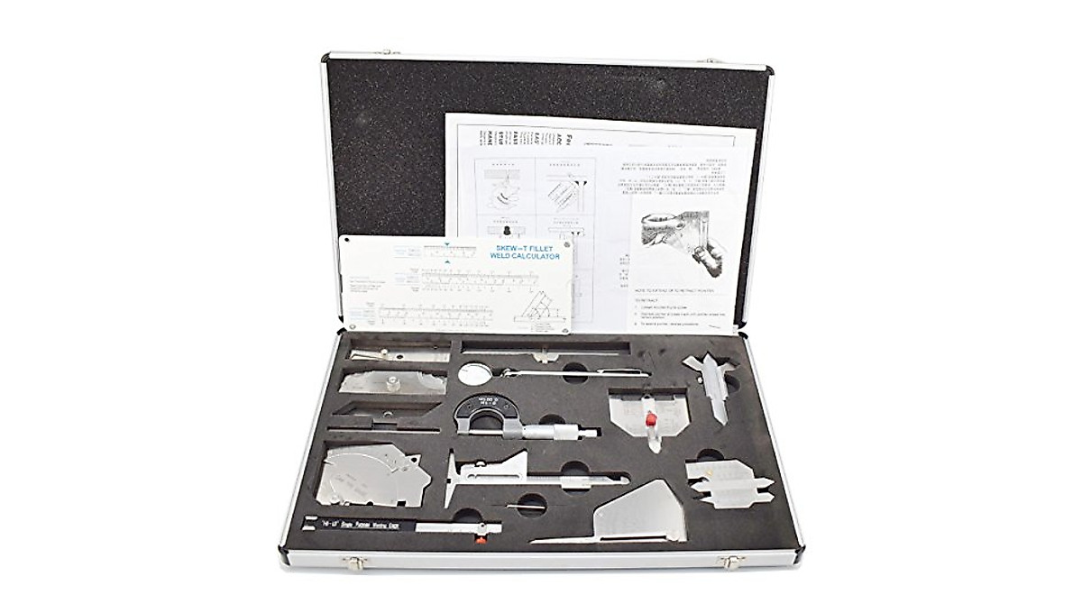 Precision Welding Gauge Tool Kit - 15 Pieces Included
