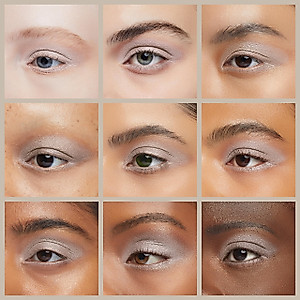 Cream Single Eyeshadow Stick with Blending Brush, Hypoallergenic Eye Shadow Stick Makeup, Pro Waterproof & Long Lasting Eye Brightener Stick, Eyeshadow Pencil Crayon Shimmer #06