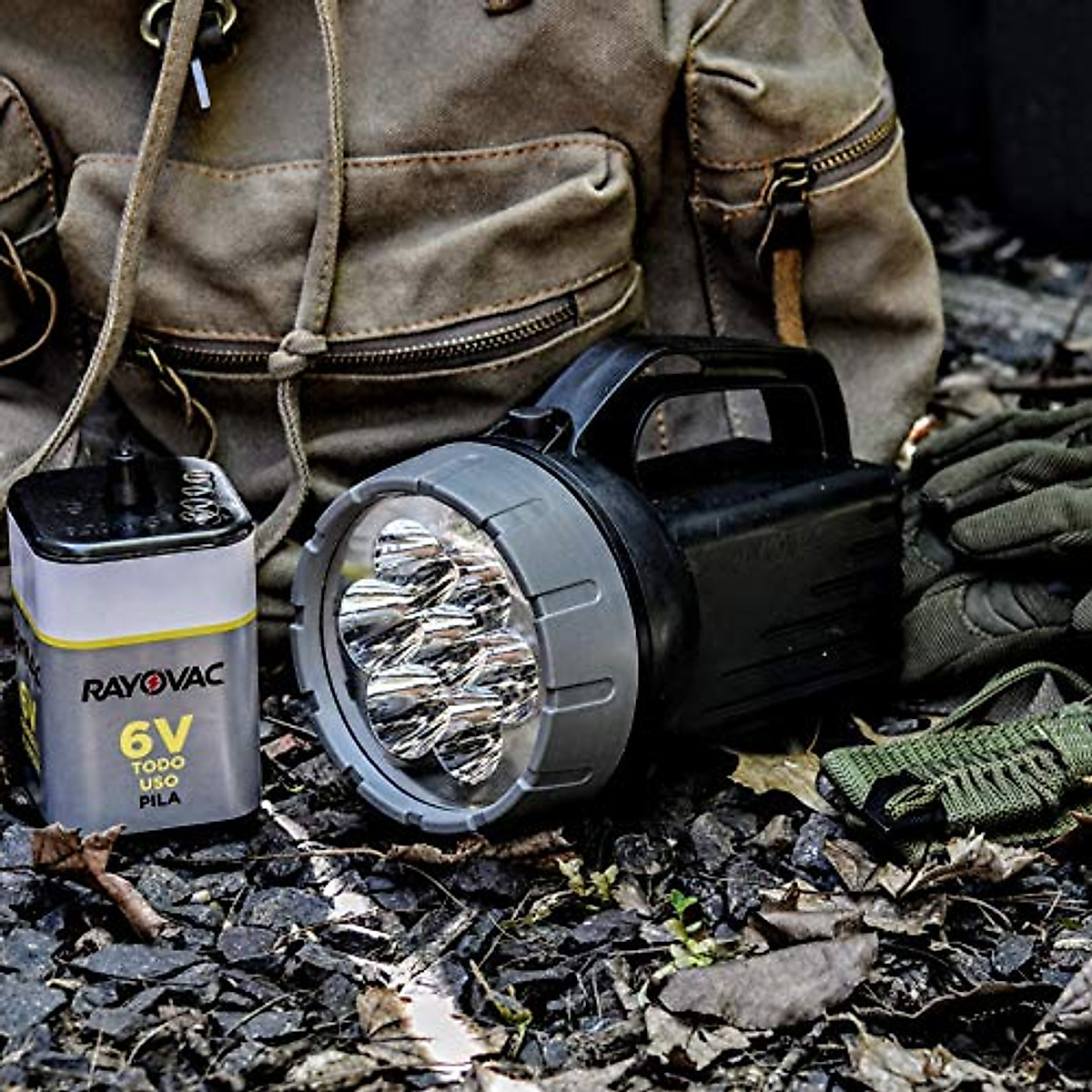 RAYOVAC Value Bright 85-Lumen 6V 10-LED Floating Lantern Battery with Battery, BEPLN6V-BTA