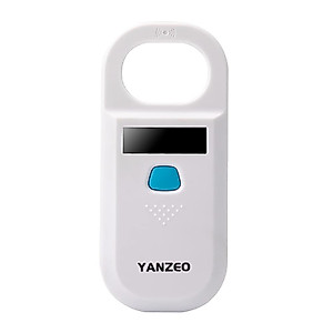 Yanzeo Pet Microchip Reader, RFID EMID Animal Handheld Reader,134.2 Pet ID Scanner Rechargeable Animal Chip Registration, Pet Tag FDX-B(ISO 11784/11785) (AR180)