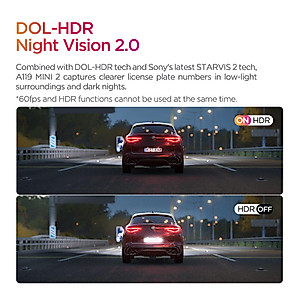 【Bundle: VIOFO A119 Mini 2 + 256GB Card + CPL + HK4 Hardwire Cable】 VIOFO Mini Dash Cam Front A119 Mini 2, STARVIS 2 Sensor, 2K 60fps/HDR 30fps Voice Control Car Dash Camera with 5GHz Wi-Fi GPS