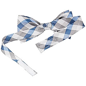 Van Heusen Boys' 4-Piece Formal Suit Set, Vest, Pants, Collared Dress Shirt, and Tie, Blue Jean, 8