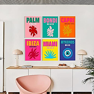 ASTRDECOR Preppy Room Decor Aesthetic Wall Art Preppy Pictures For Wall-Set Of 6 Preppy Collage Kit Preppy Decor, Preppy Stuff Preppy Room Decor Teen Girls Wall Decor -(Unframed 8x10in)