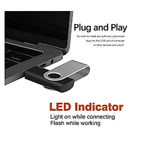 10 Pack USB Flash Drive 2GB Free Custom Personalized Logo, Custom Name USB 2.0 Metal Pendrive, USB Thumb Drive Memory Stick Customize Logo for Company Ads Wedding Gift Photography Vedio(10PCS 2GB)