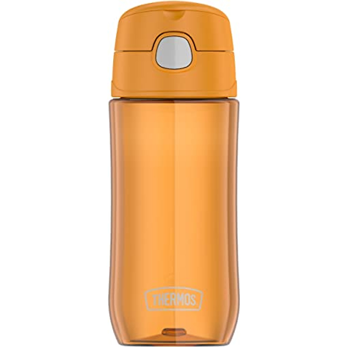 THERMOS FUNTAINER 16 Ounce Plastic Hydration Bottle with Spout, Tangerine