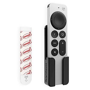 TotalMount Holder for Apple TV Remote – Never Lose Your Apple TV Siri Remote Again (Holder Includes Removable Adhesive to Prevent Wall Damage)