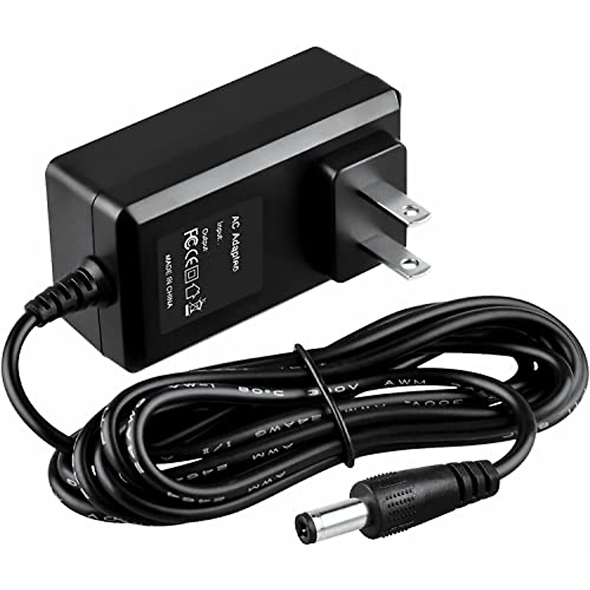 Guy-Tech AC DC Adapter Charger Compatible with AeroGarden Harvest Model Number: 100690-BLK Power Cord