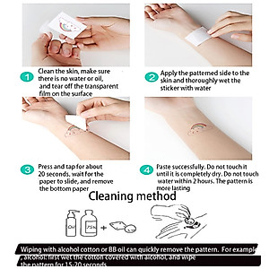 St. Patrick's Day Glitter Tattoos,Shamrock Lucky Clover Temporary Tattoo Stickers, St. Paddy's day Decorations Pack of 8,48Pcs Waterproof Decor for Men Women Kids