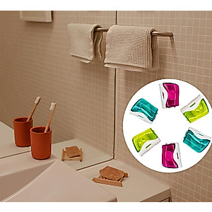 AUEAR, 3 Pack Toothbrush Head Covers with Suction Cup Anti Dust Wall Mirror Toothbrushes Holder Protective Case for Bathroom Home Travel Outdoor & Camping