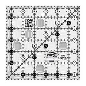 Creative Grids Quilt Ruler 6-1/2in Square - CGR6