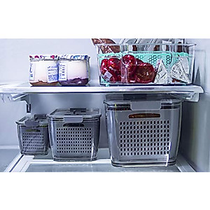 Kitchen Spaces - 1465A6-AMZ Kitchen Spaces Colander Bin, Medium, Gray