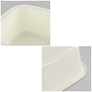 HOMMP 12 Quart Plastic Small Dishpan/Wash Basin, 4-Pack