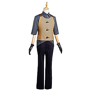 Roocnie Womens The Owl House Cosplay Costume Luz Shirt Amity Outfit Halloween Costumes (Small, Hunter)