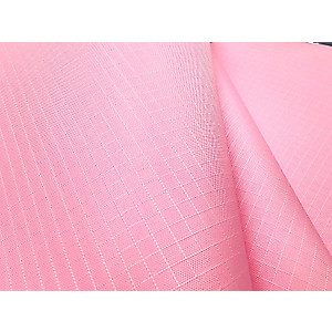 Rose Flavor Banners of Textile Nylon Ribstop Waterproof Fabric 1.7OZ 70D 58“ by 1 Yard(Pink)