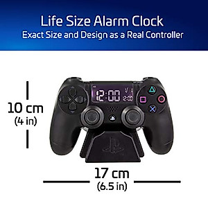 Paladone Playstation Controller Digital Alarm Clock - Officially Licensed Playstation Gamer Gifts and Room Decor