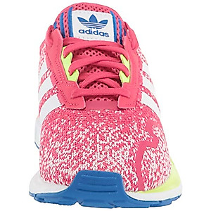 adidas Swift Essential Sneaker, Black/White/Signal Green, 6 US Unisex Big Kid