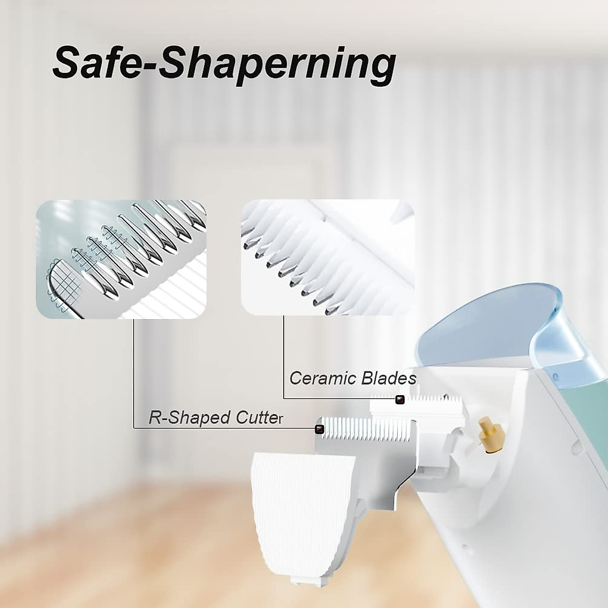 OPENBEAUTY Electric Hair Clipper for Men Kids Baby,Light Vacuum Hair Trimmer with Automatic Hair Suction,Waterproof Rechargeable Cordless Haircut Machine Toddler Professional Haircut Kit