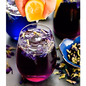 MiralandBerry Dried Butterfly Pea Flowers, (2.8Oz), Premium Quality Thai Herbal Tea, Ideal for Tea Desserts Beverage