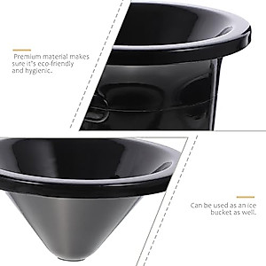Hemoton 3Pcs Wine Tasting Spittoons Wine Spittoons Wine Dump Buckets Champagne Bucket Spit Wine Barrels Cold Wine Barrels Ice Bucket (Black)