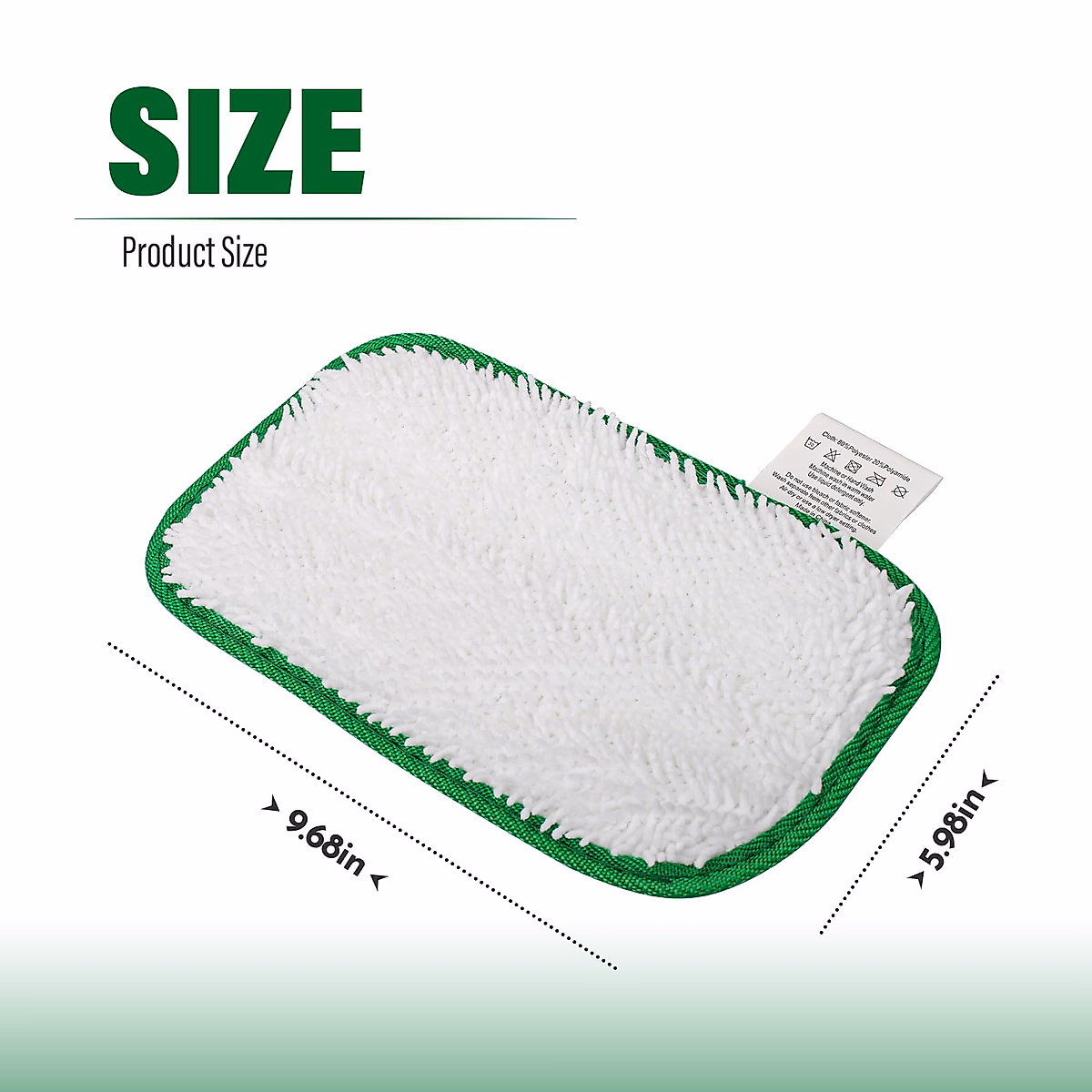 PROSOCOOL Steam Mop Pads 5 Packs Compatible with Shark Sonic Duo Floor Hardwood Floor Cleaner KD450W, KD400W, SP1000, ZZ500, ZZ510