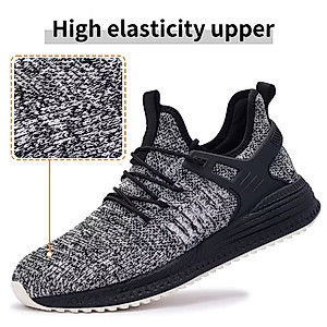 SDolphin Running Workout Shoes for Men - Gym Athletic Training Sports Exercise Memory Foam Sneakers MIX GREY Size 14