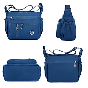 Fabuxry Purses and Shoulder Handbags for Women Crossbody Bag Messenger Bags (Large-Purple)