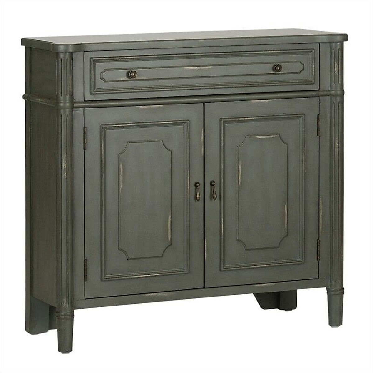 MAXCBD Nightstand Bedside Table Drawer Cabinet Furniture 1 Drawer 2 Door Cabinet One Drawer & Two Door Cabinet Storage Tower Dresser