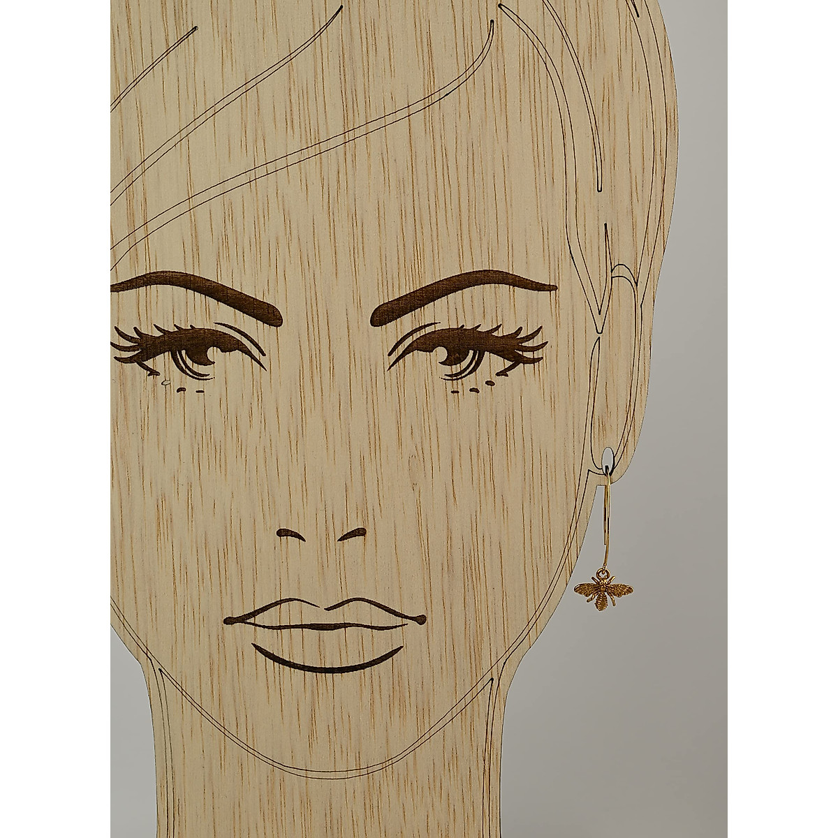 14k Gold Bee Dangle Earrings Sterling Silver