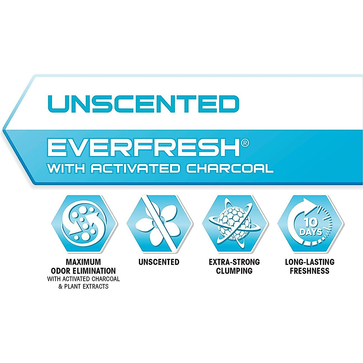 Ever Clean Ever Fresh Litter with Activated Charcoal , Unscented, 25 Pounds