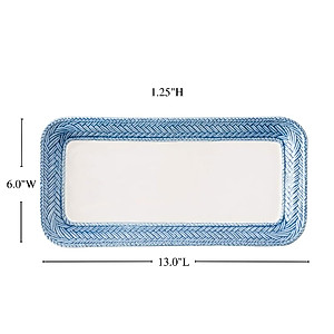 Juliska Le Panier White/Delft Blue Hostess Tray