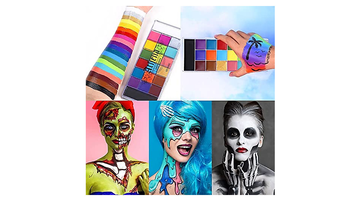 UCANBE Athena Face & Body Paint Kit for Creative Makeup
