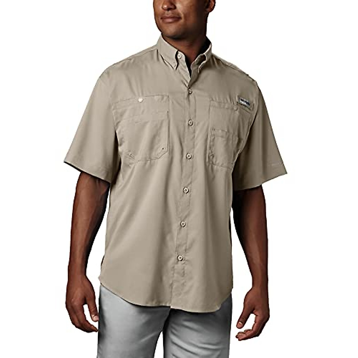 Columbia Men's Standard Tamiami II SS Shirt, Fossil, Medium