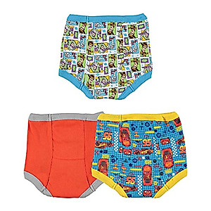 Disney Toddler Boys' Cars Toy Story Nemo 3 Pack Training Pant, Assorted, 2T