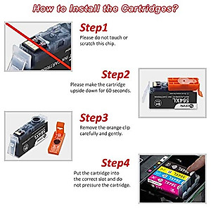 Sotek Compatible Ink Cartridge Replacement for 564XL 564, Work for Photosmart 7520 6520 5520 5525 6510 Officejet 4610 4620 4622 Deskjet 3520 3521 3522 (6BK/2C/2M/2Y, 12-Pack)
